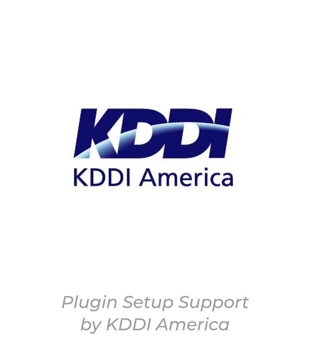 Plug-in Consultation and Implementation Service – KDDI AMERICA PLUG-IN MARKETPLACE