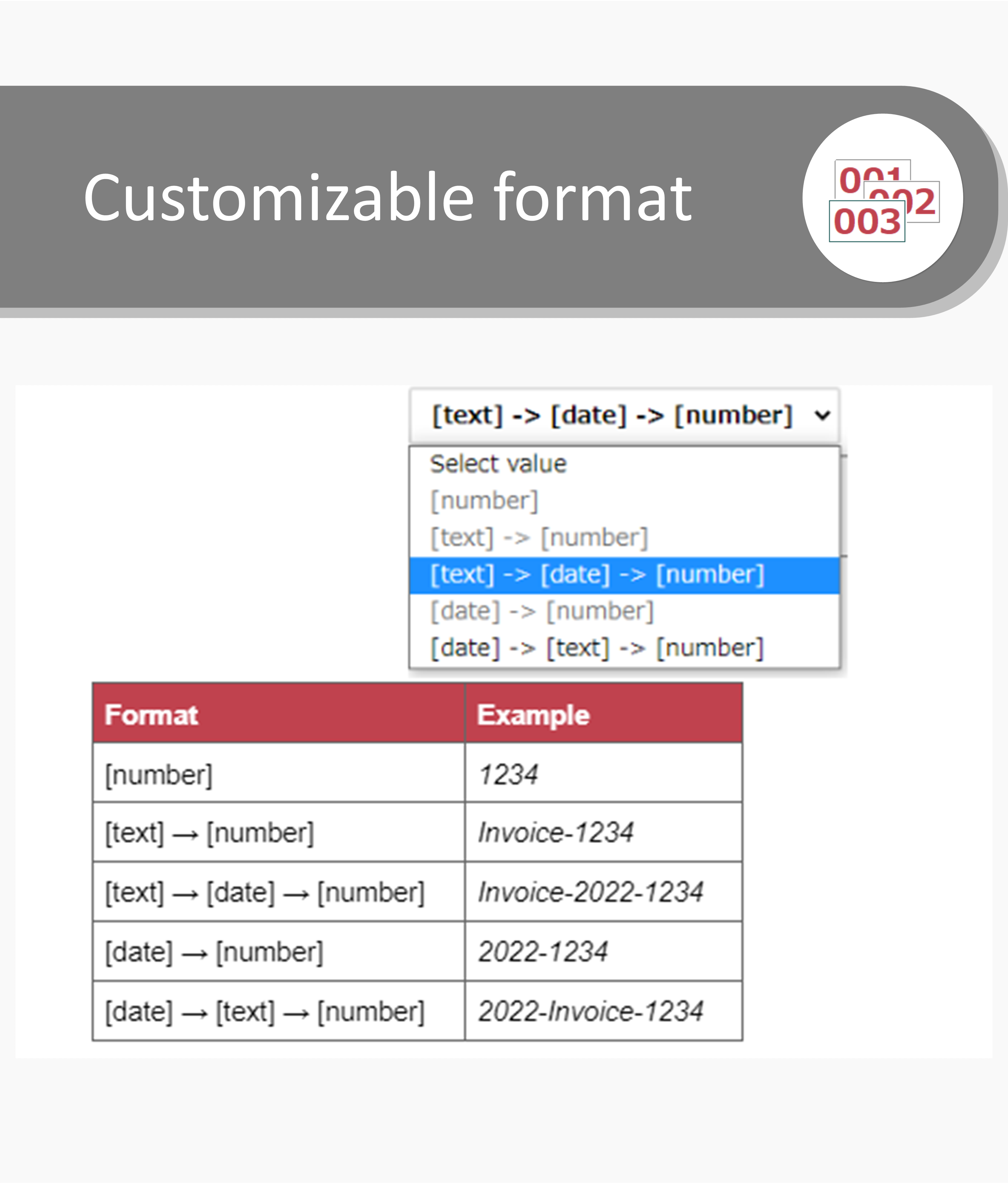 Auto-numbering – KDDI AMERICA PLUG-IN MARKETPLACE